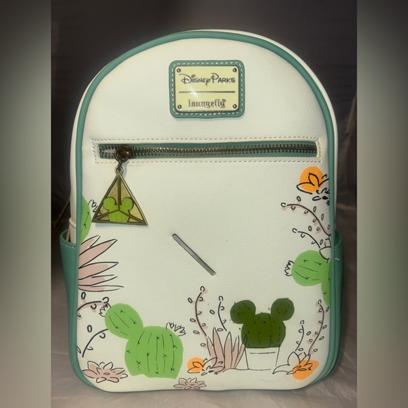 Loungefly | Bags | Loungefly Disney Parks Cactus Backpack Green And ...